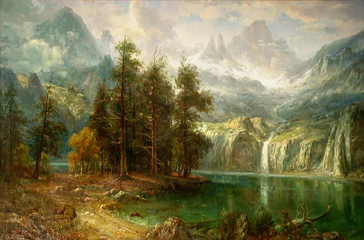 Albert Bierstadt Sierra Nevada Painting | Best Paintings For Sale