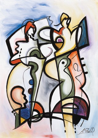 Alfred Gockel Colors Painting | Best Paintings For Sale