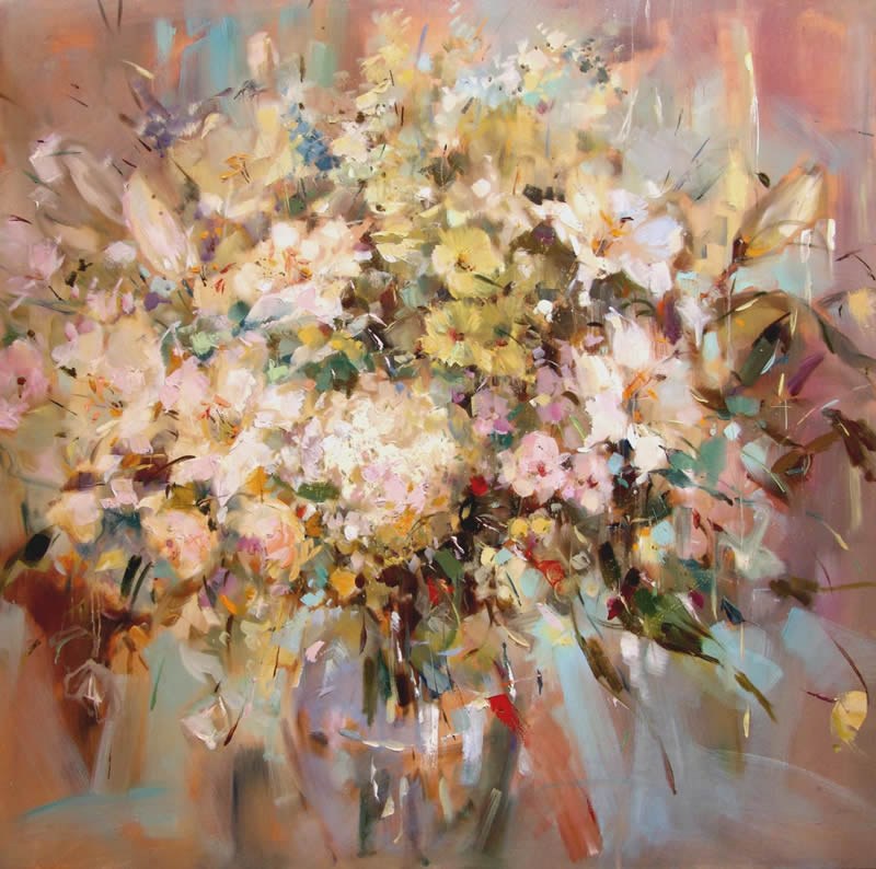 Anna Razumovskaya Blue Note 3 Painting | Best Paintings For Sale