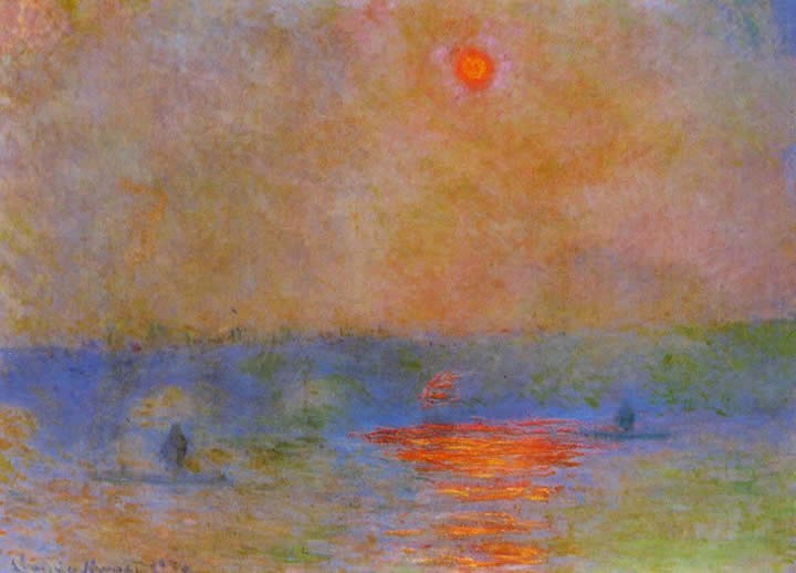 Claude Monet Waterloo Bridge Sunlight in the Fog Painting | Best ...