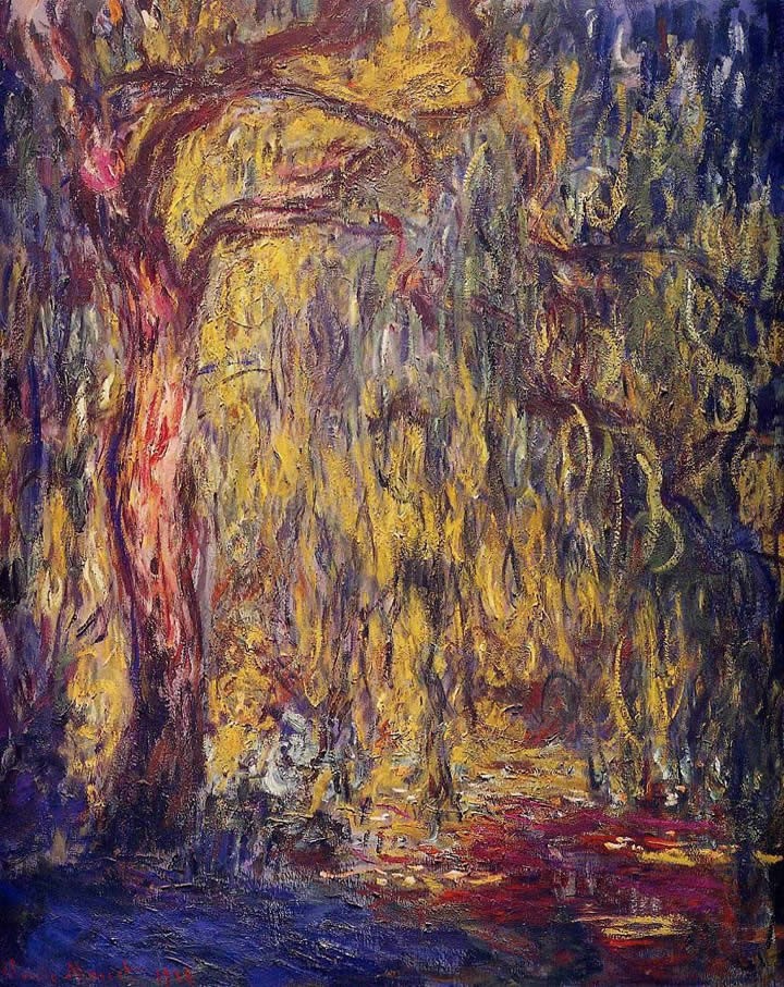 Claude Monet Weeping Willow 1 Painting | Best Paintings For Sale