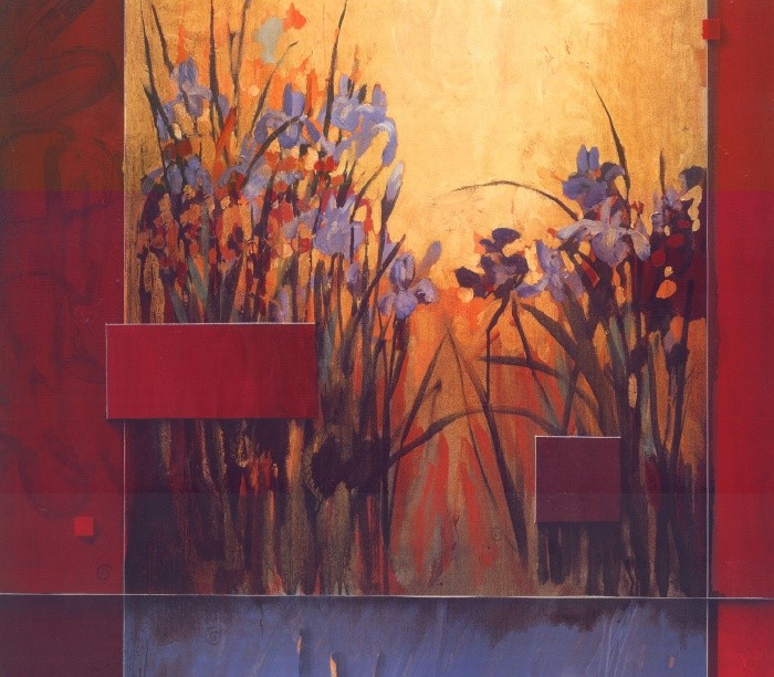 Don Li-Leger Iris Sunrise Painting | Best Paintings For Sale