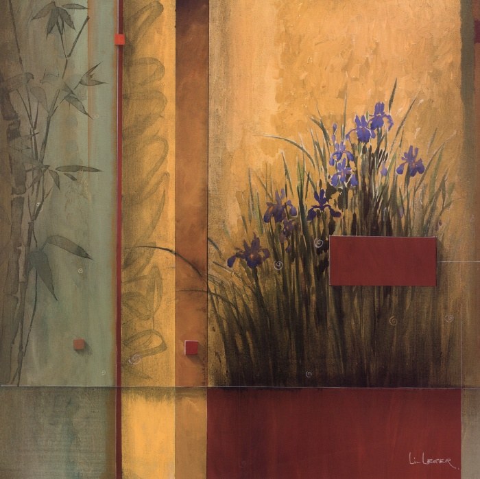 Don Li-Leger Terrazzo Garden Painting | Best Paintings For Sale