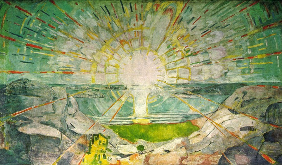 Edvard Munch The Sun Painting | Best Paintings For Sale