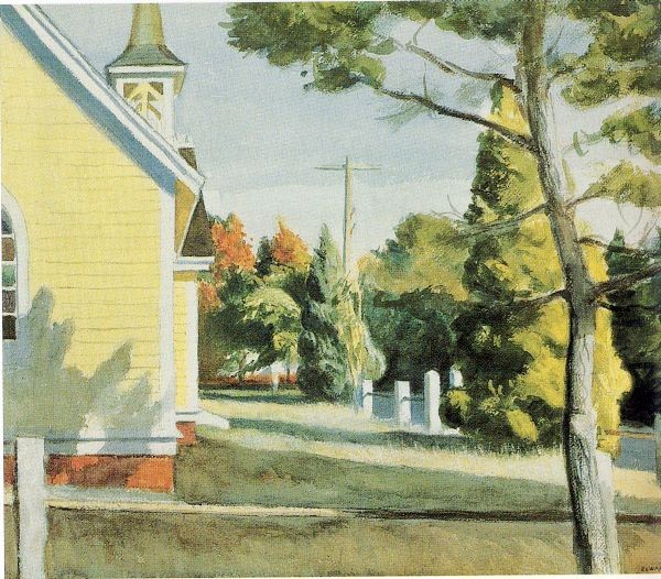 Edward Hopper Church in Eastham Painting | Best Paintings For Sale