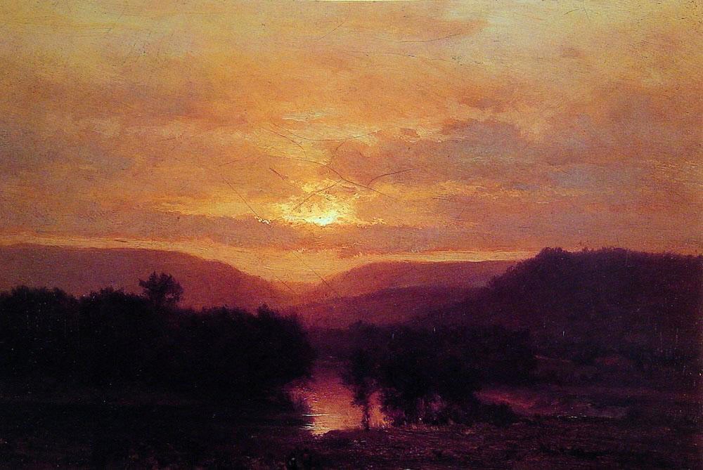 George Inness Sunset Painting | Best Paintings For Sale