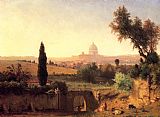 George Inness Castel Gandolfo Painting | Best Castel Gandolfo Paintings ...