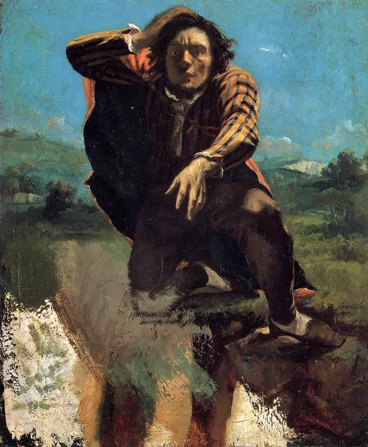 Gustave Courbet The Desperate Man Painting | Best Paintings For Sale