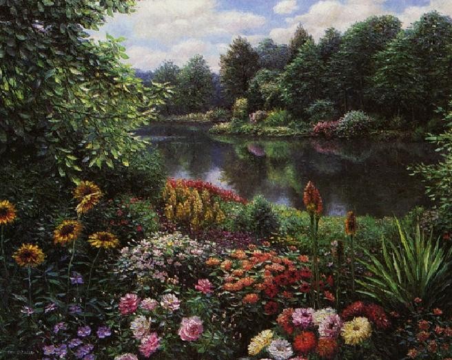 Henry Peeters Turnberry Lake Painting | Best Paintings For Sale