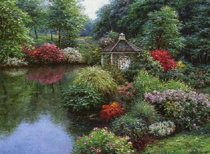 Henry Peeters Warwick Springs Painting | Best Paintings For Sale