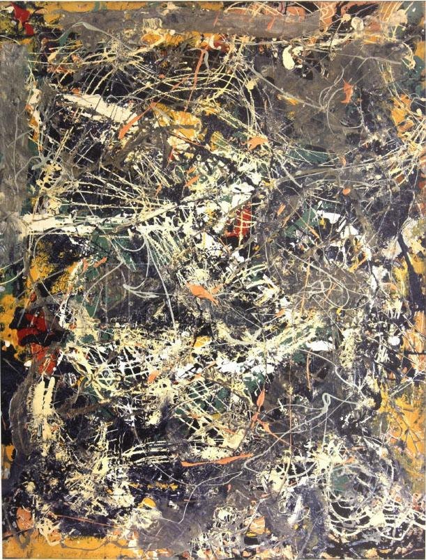 Jackson Pollock No. 14 Gray Painting | Best Paintings For Sale