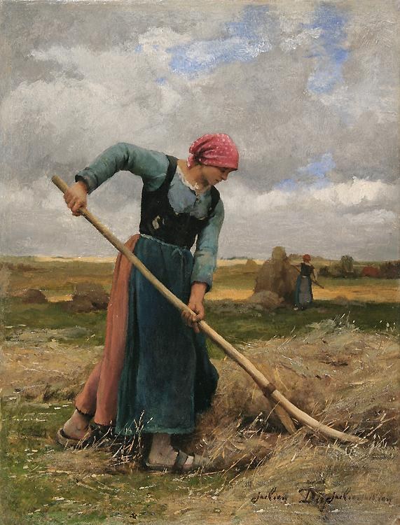 Julien Dupre Faneuse Painting | Best Paintings For Sale