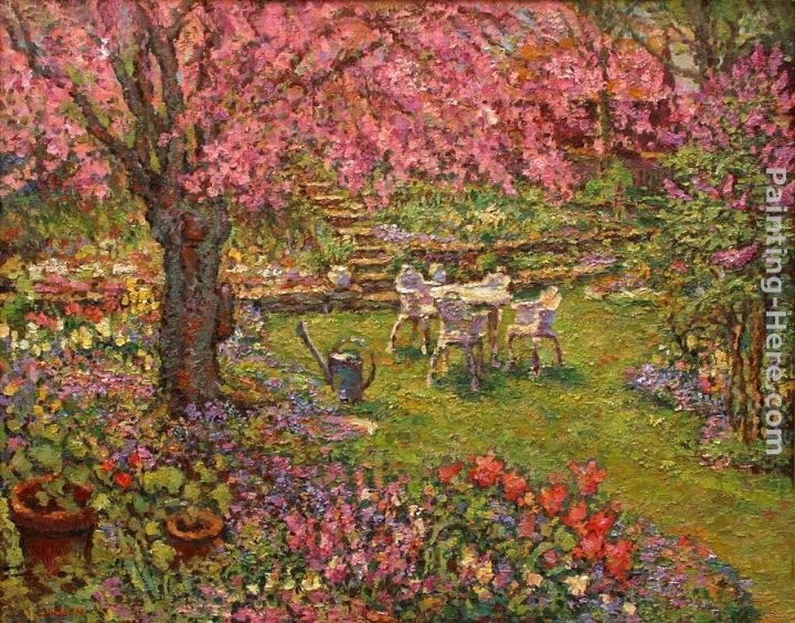 LEIF NILSSON Flowering Cherry Tree Painting | Best Paintings For Sale