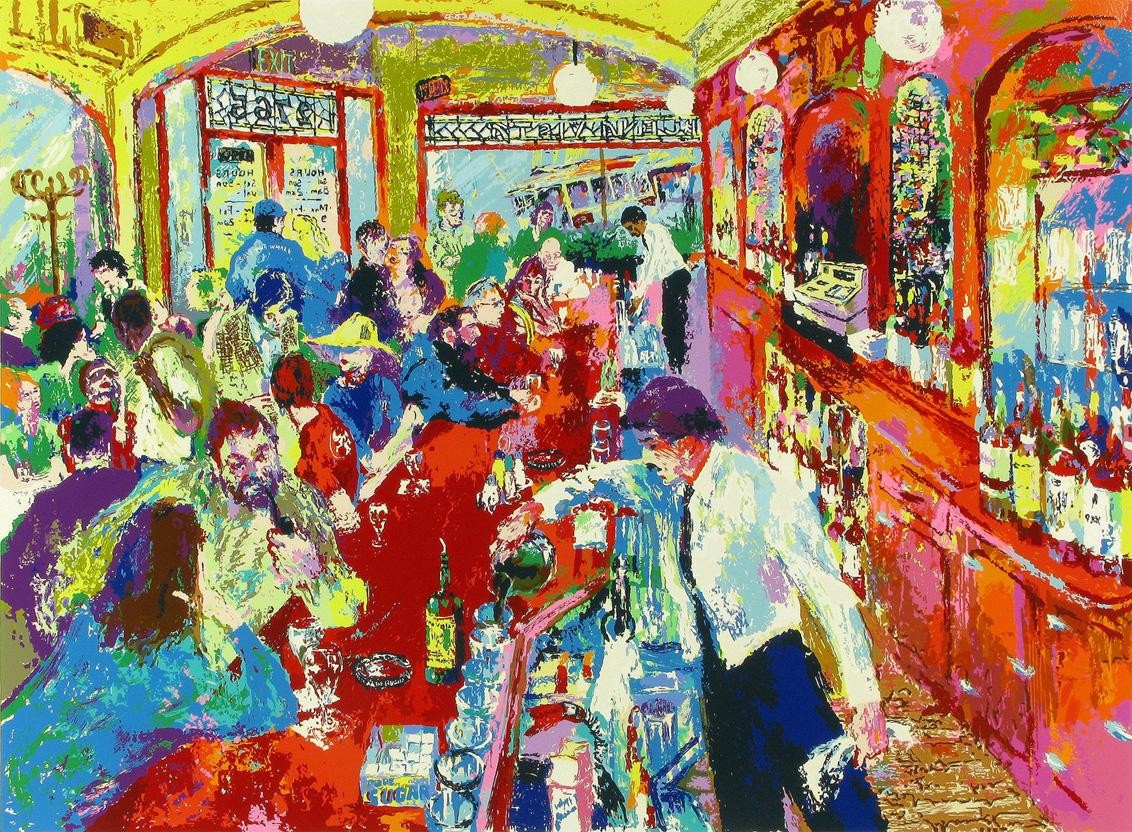 Leroy Neiman Buena Vista Bar Painting | Best Paintings For Sale