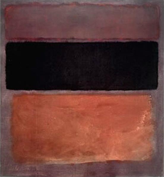 Mark Rothko No 10 Brown Black Sienna on Dark Wine 1963 Painting | Best ...