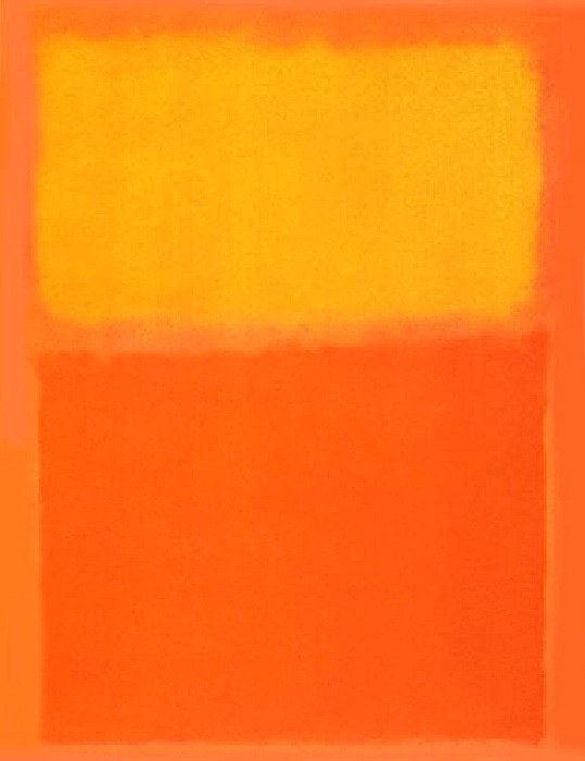 Mark Rothko Orange and Yellow Painting | Best Paintings For Sale