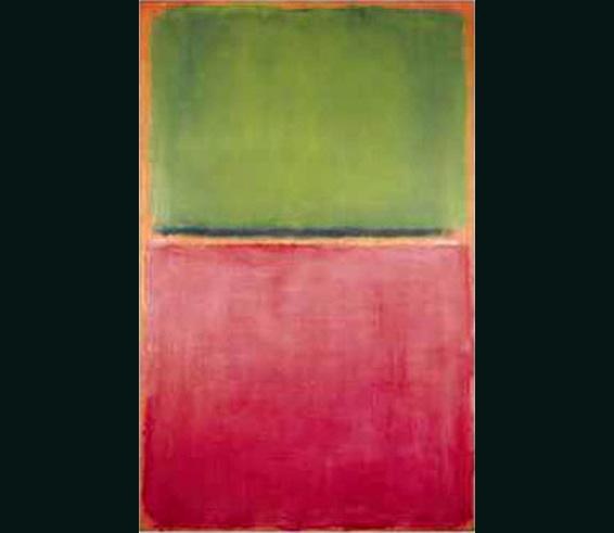 Mark Rothko Untitled Green Red on Orange 1951 Painting | Best Paintings ...