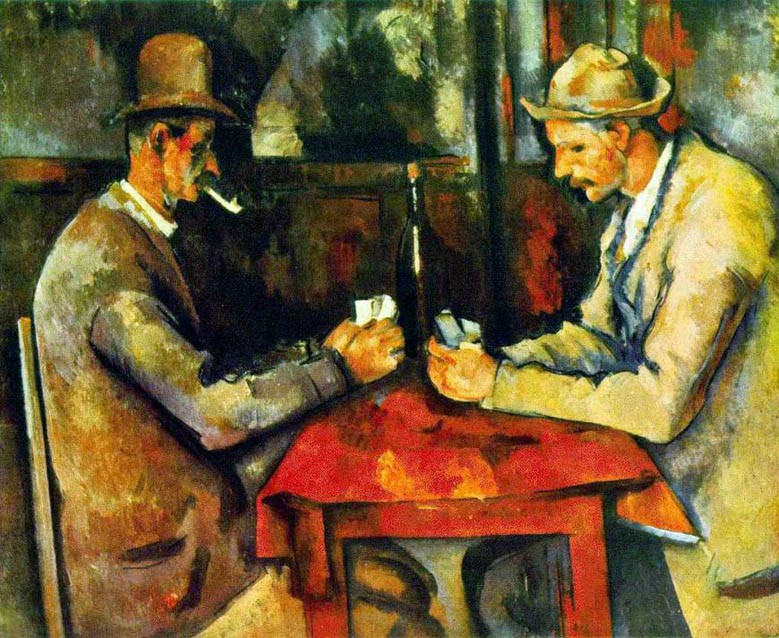 Paul Cezanne The Card Players Painting | Best Paintings For Sale