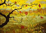 Paul Ranson Thistle and Digitales Painting | Best Thistle and Digitales ...