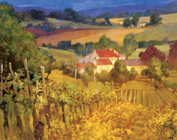 Philip Craig Vineyard Hill Painting | Best Paintings For Sale