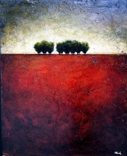 Robert Cook CRIMSON HORIZON Painting | Best Paintings For Sale