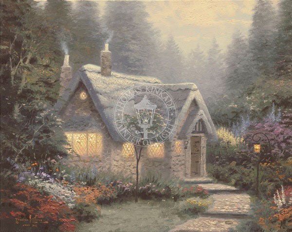 Thomas Kinkade Mountain Paradise Painting | Best Paintings For Sale