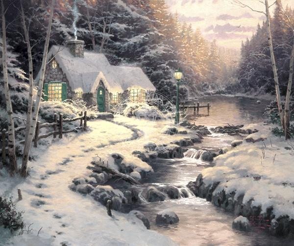 Thomas Kinkade The Good Life Painting | Best Paintings For Sale