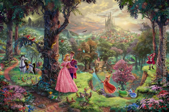 Thomas Kinkade Nanette's Cottage Painting | Best Paintings For Sale