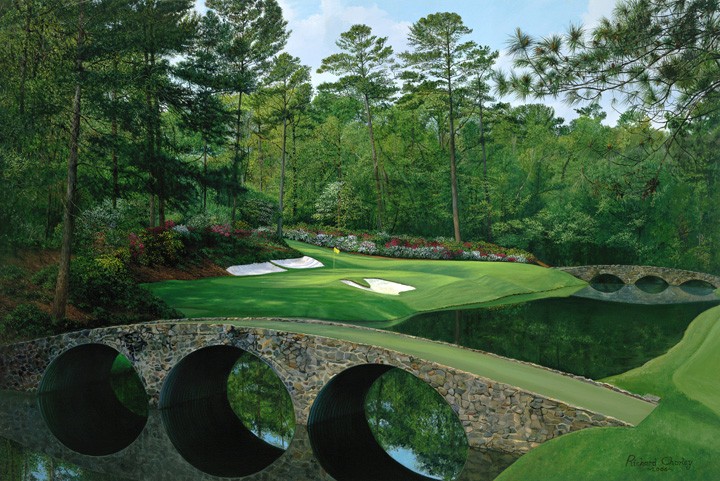 Unknown Artist 12th-hole-augusta-golden-bell Painting | Best Paintings ...