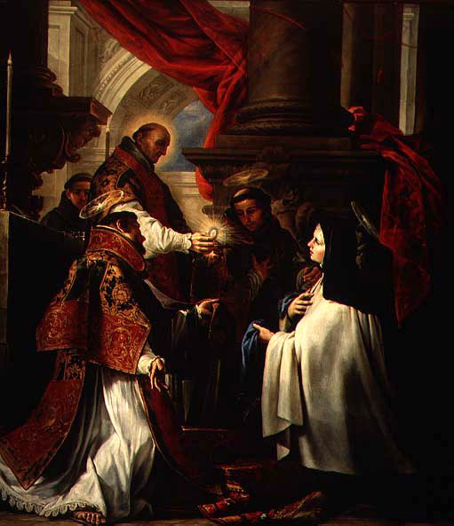 Unknown Artist Holy Communion of St Teresa of Avila by Claudio Coello ...