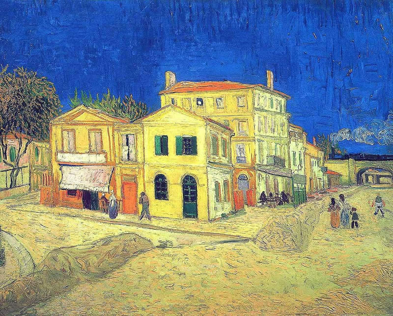 Vincent van Gogh Vincent's House in Arles The Yellow House Painting ...