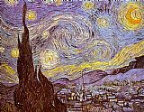 Vincent van Gogh Starry Night over the Rhone Painting | Best Paintings ...