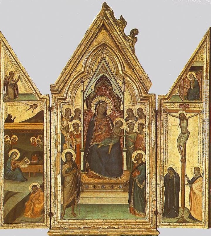 Bernado Daddi Triptych Painting | Best Paintings For Sale