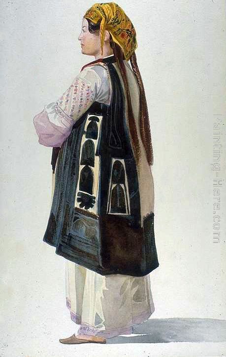 Charles Gleyre Albanian Peasant, Athens Painting | Best Paintings For Sale