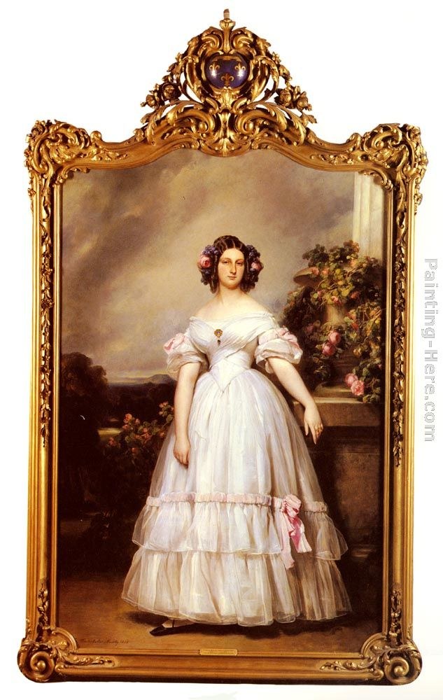 Franz Xavier Winterhalter A Full-Length Portrait Of H.R.H Princess ...