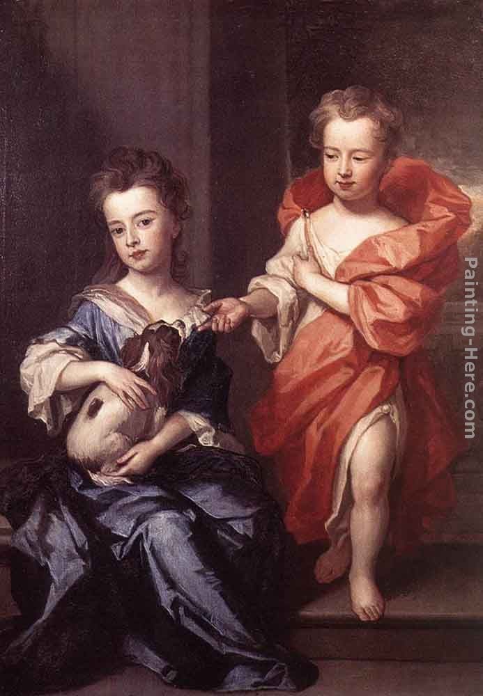 Godfrey Kneller Edward and Lady Mary Howard Painting | Best Paintings ...