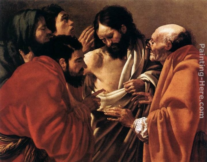 Hendrick Terbrugghen The Incredulity of Saint Thomas Painting | Best ...