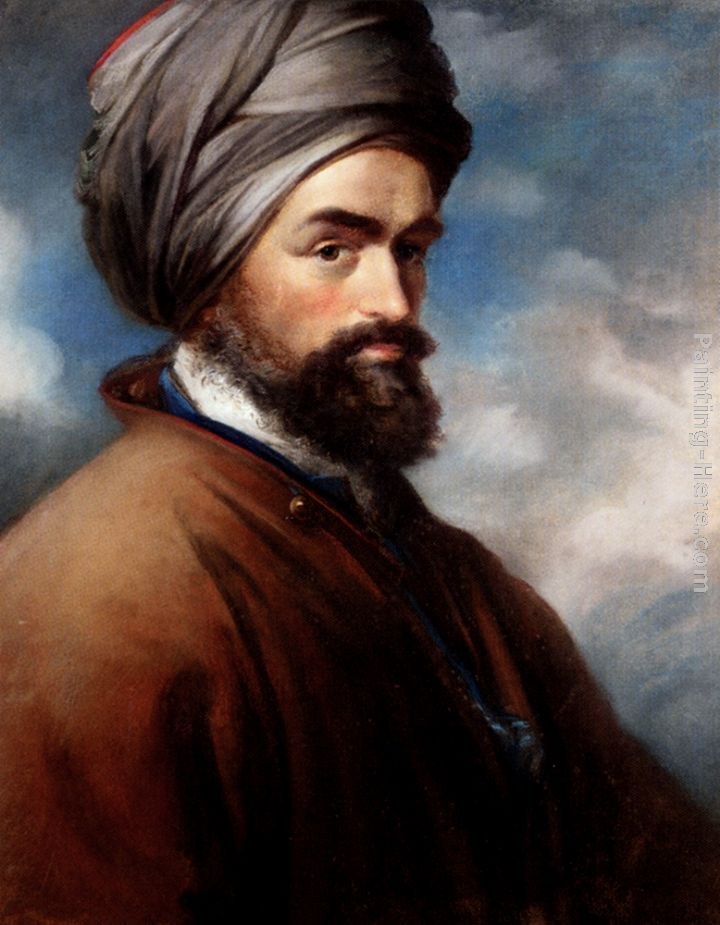 John Russell Portrait Of A Turk Painting | Best Paintings For Sale