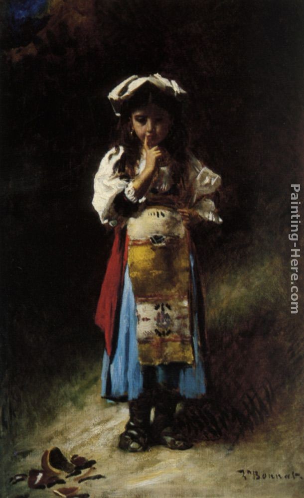 Leon Bonnat The Broken Jug Painting | Best Paintings For Sale