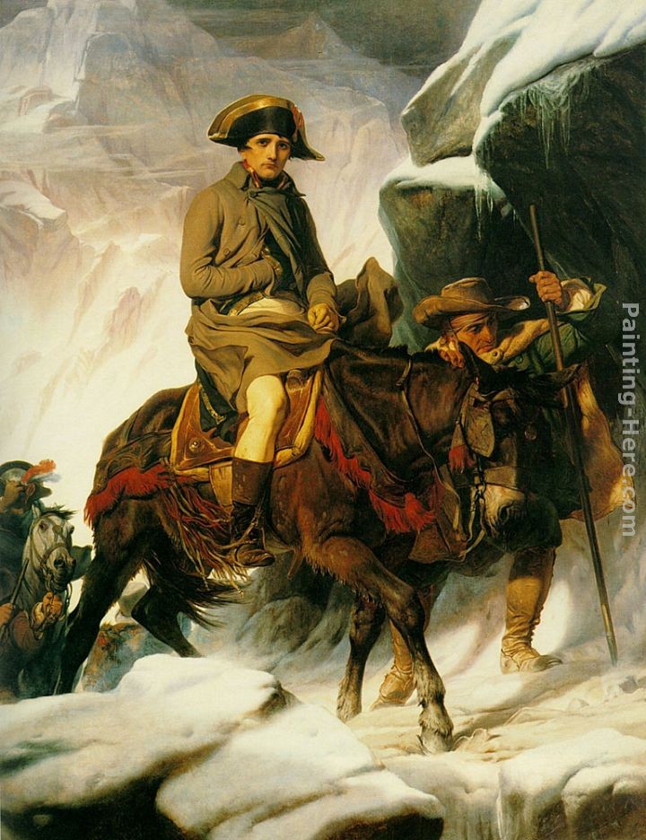 Paul Delaroche Napoleon Crossing the Alps Painting | Best Paintings For ...