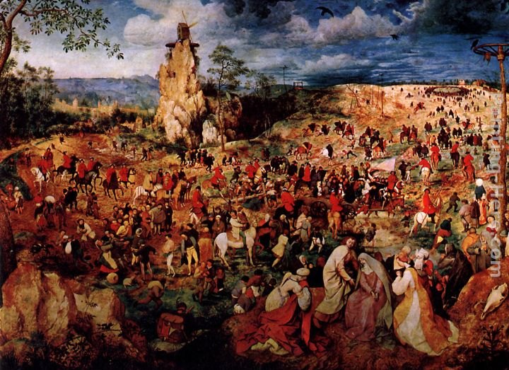 Pieter the Elder Bruegel The Procession to Calvary Painting | Best ...