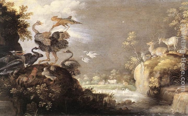 Roelandt Jacobsz Savery The Garden of Eden Painting | Best Paintings ...