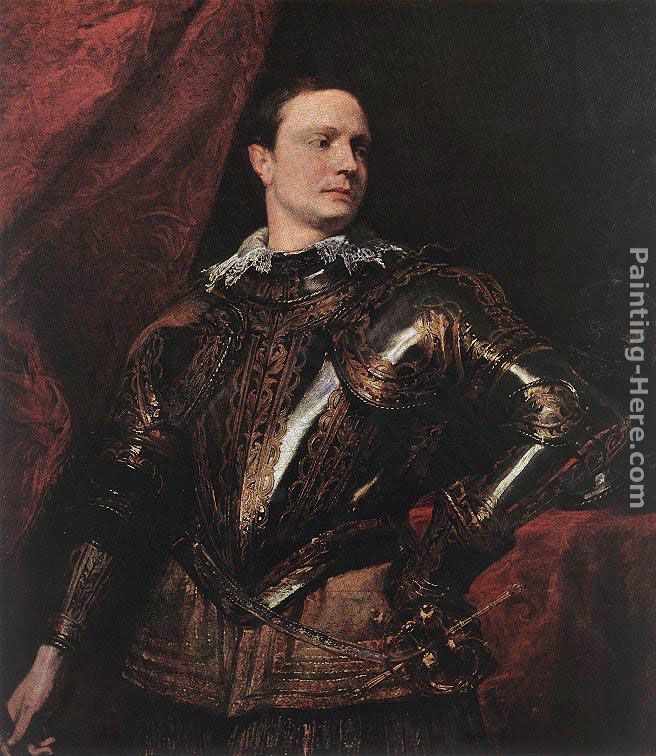 Sir Antony van Dyck Portrait of a Young General Painting | Best ...