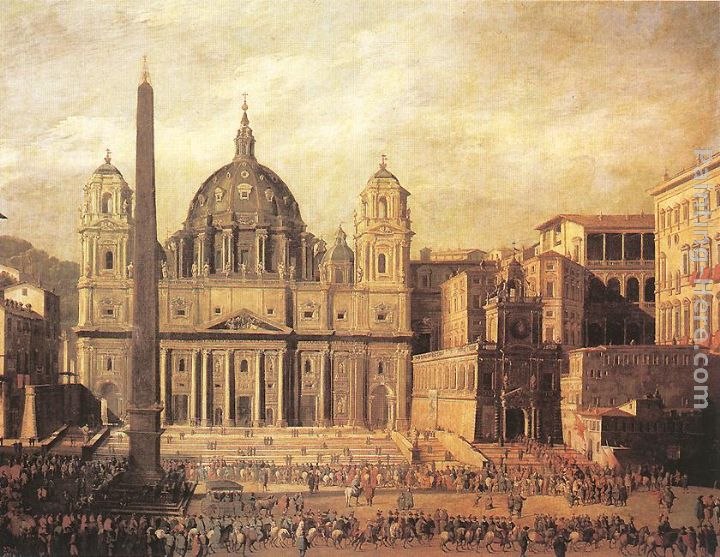 Viviano Codazzi St Peter's, Rome Painting | Best Paintings For Sale