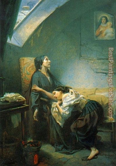 Octave Tassaert paintings for sale - bestpaintingsforsale.com