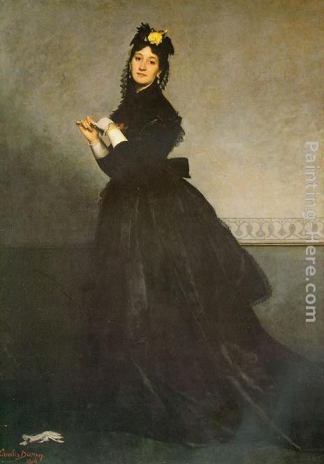 Charles Auguste Emile Durand Lady with a Glove Painting | Best Lady ...