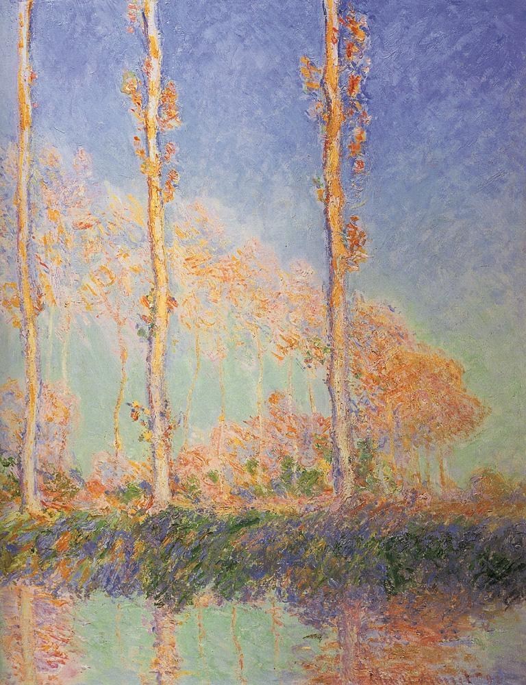 Claude Monet Poplars Painting | Best Poplars Paintings For Sale