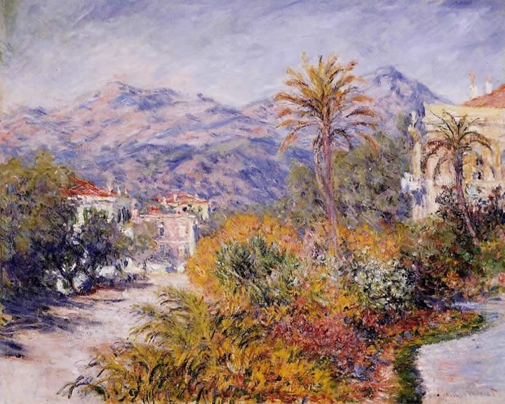 Claude Monet Strada Romana in Bordighera Painting | Best Strada Romana ...