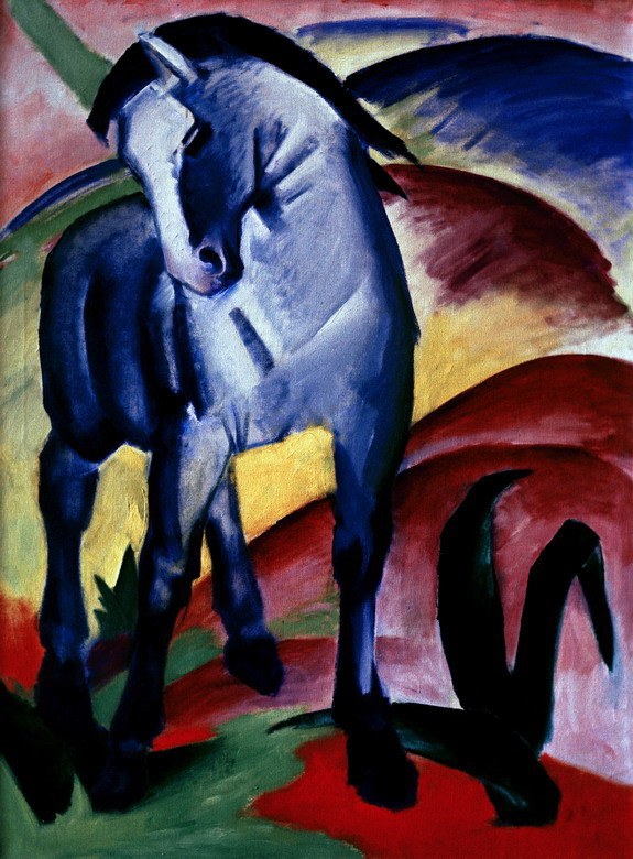 Franz Marc Blaues Pferd 1 Painting | Best Blaues Pferd 1 Paintings For Sale