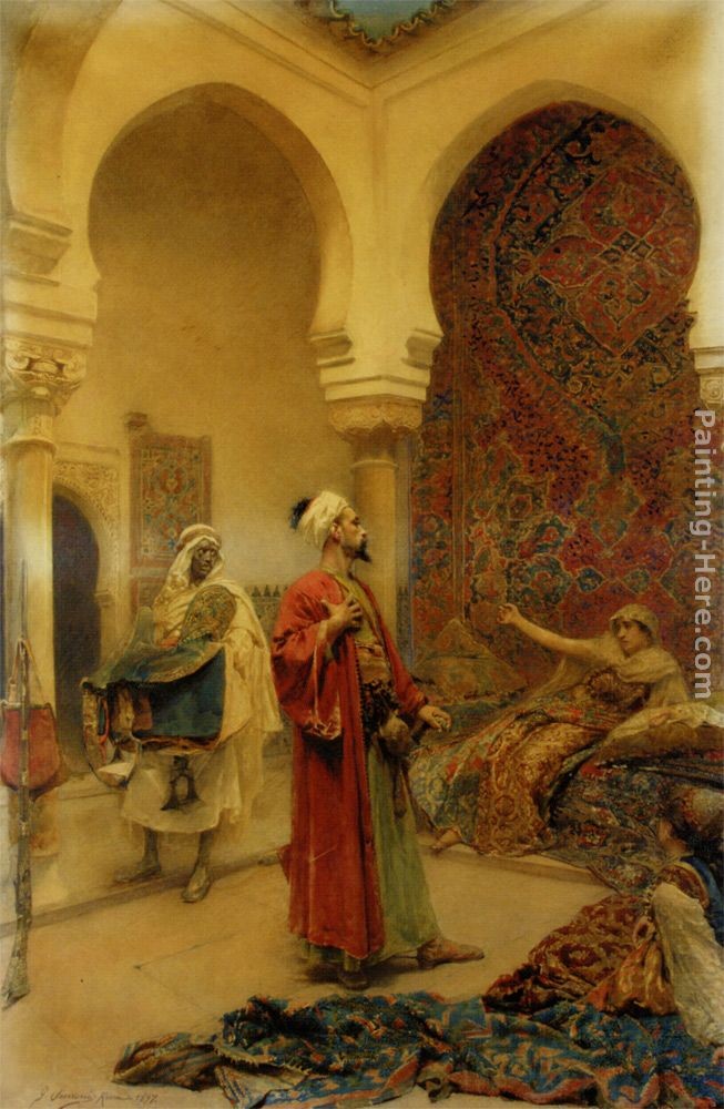Gustavo Simoni The Arrival of the Master Painting | Best The Arrival of ...